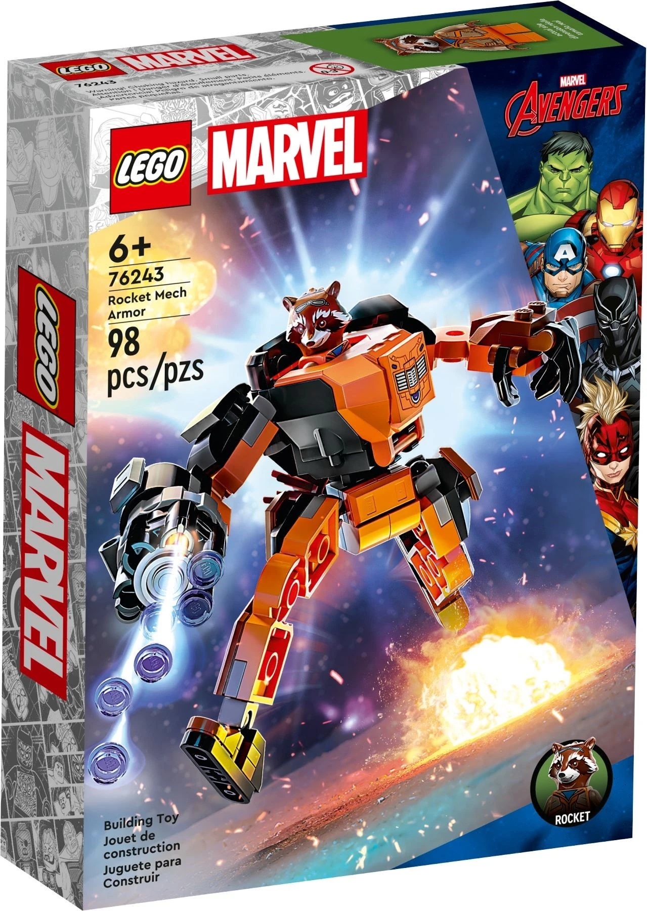 Marvel Rocket Lego Set – Edith B. Siegrist Vermillion Public Library