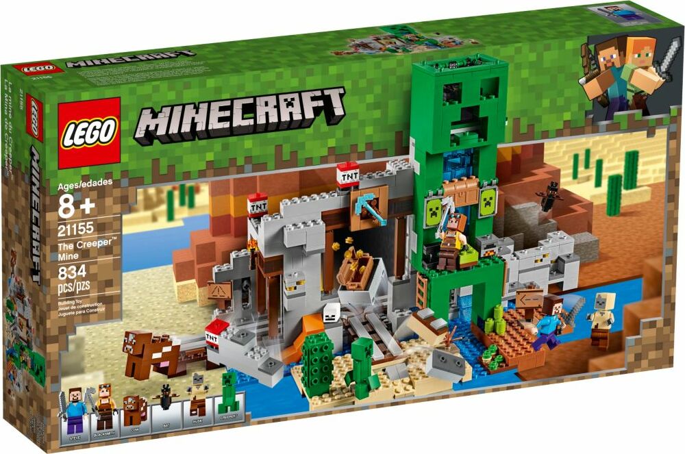 Minecraft Creeper Mine Lego Set – Edith B. Siegrist Vermillion Public ...
